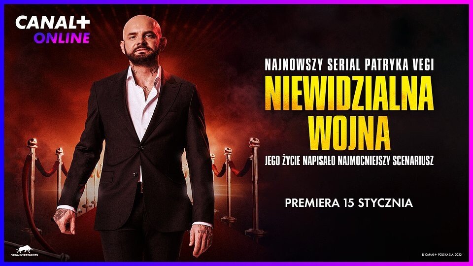 Niewidzialna wojna dołącza do biblioteki produkcji Patryka Vegi dostępnych w serwisie CANAL+ online
